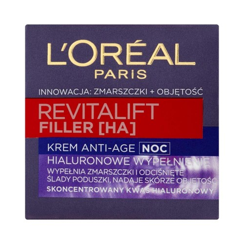 LOREAL REVITALIFT FILLER KREM DO TWARZY 50ML NOC drogeriejasmin