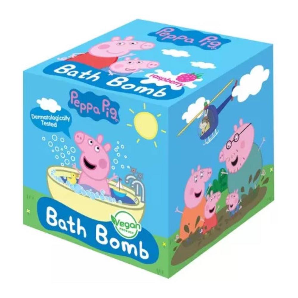 PEPPA PIG KULA DO KĄPIELI 165G MALINA/RASPBERRY drogeriejasmin